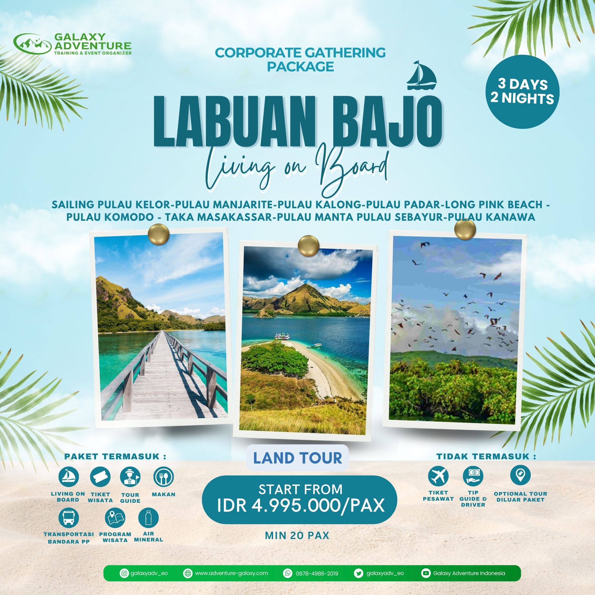 Corporate Gathering Labuan Bajo - Living on Board - Provider Outbound ...